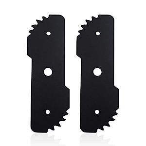 2 PK 243801-02 Edger Blade (7-3/4" x 2-3/4"), Compatible with Black & Decker LE750 & EH1000 ‎EB-007AL Lawn Edger Blade - Replacement 243801-00, 243797-00, 40-519, for Craftsman Model CMEED400, (2 PK)