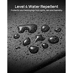 NINETYGO Carry on Luggage 22 X 14 X 9 Airline Approved, 20 Inch Luggage with Front Compartment, Double Spinner Wheels, Hardsided PC, TSA Lock (Midnight Black, Seine)
