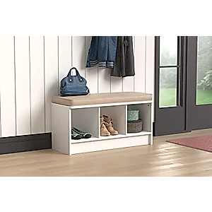 ClosetMaid 1569 Cubeicals 3-Cube Storage Bench, White