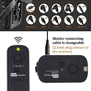 Pixel 2.4GHz Digital Wireless Remote Control S2 Remote Shutter Release for Sony A58 A68 A1 A9 A7 A7II A7R A7RII A7S A5000 A5100 A6000 A6300 A6400 A6500 A6600 RX100II HX300 HX400 HX400V HX50V HX90 RX10