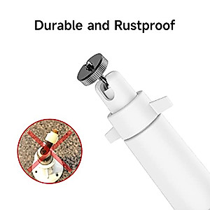 Ayotu Metal Wall Mount for Google Nest Cam(Battery), 360 Degree Flexible Adjustable Security Bracket, Rust-Proof with Durable, 2 Pack White