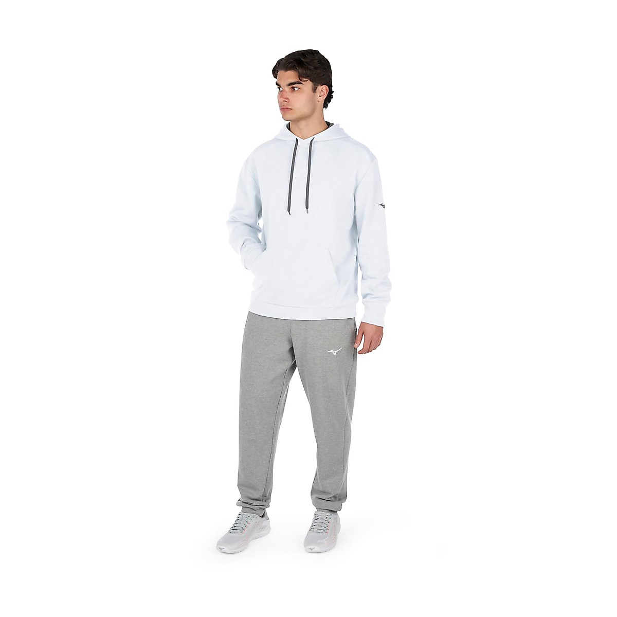 Mizuno Challenger Hoodie, White, Large