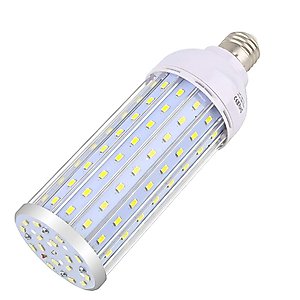 Intpro 60W LED Corn Light Bulb Lamp, 6000LM E26/E27 6000K 85V~265V super bright light for Indoor Large Area, garage barn Workshop Warehouse Factory Porch Backyard High Bay Street Outdoor