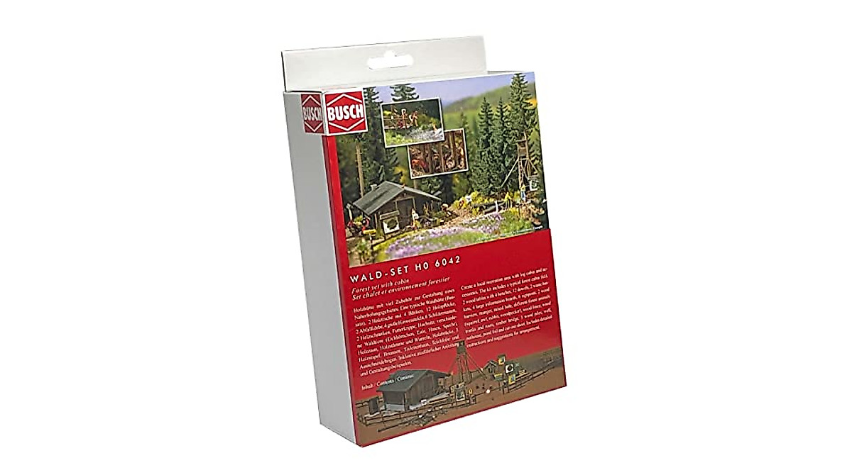 Busch 6042 HO Scale Forest Set Model Structure