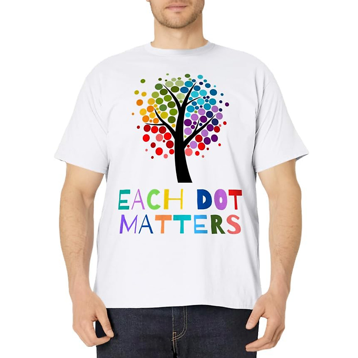 Colorful Polka Dot Unity Tree T-Shirt