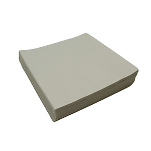 Kitchen Geeks Hamburger Patty Paper - 1000 Wax Paper 5.5 x 5.5 Inch Square Sheets For Burger Press Maker Patties, Baking, Candy