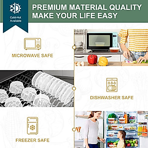 vivigu Deli Containers with Lids 8 oz [24 Set] - Food Storage Containers with Lids for meal prep, Soup Containers with Lids Freezer Safe, BPA Free | Portion Control | Leakproof…