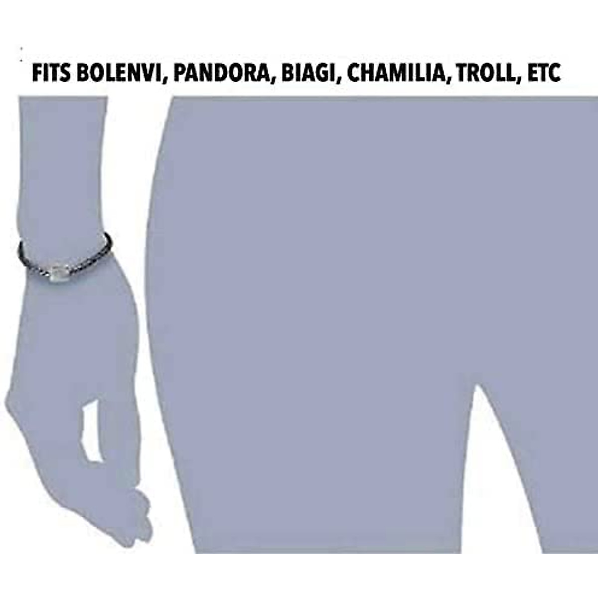 Bolenvi Authentic 925 Sterling Silver Charm Bead For Pandora & Similar Charm Bracelets or Necklaces (Gymnastics Gymnast Yoga Lovers)