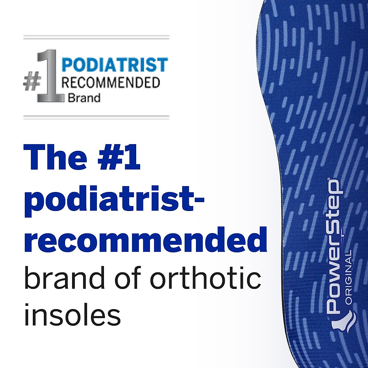 PowerStep Pinnacle Plus Ball of Foot Pain Relief Orthotics - Shoe Inserts for Metatarsalgia, Arch Support & Morton's Neuroma Pain Relief - Made in USA Insoles with Metatarsal Pad (M 5-5.5, F 7-7.5)