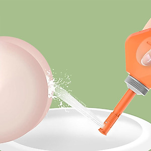 Portable Bidet for Toilet or Travel 2 of Pack.Handheld Bidet for Postpartum Perineal Care,Hemorrhoid Treatment,and Baby,Elderly,Sprayer,Bio, Personal bidets (Orange Personal Bidet)