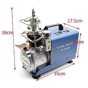 Electric PCP Air Compressor Pump,30 MPa 4500psi Portable Compressor High Pressure Air Compressor Electric Inflator PCP,Two-Stage Compression PCP Hand Air Pump