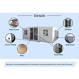 Environment Easy Install Portable Tiny Expandable Container House