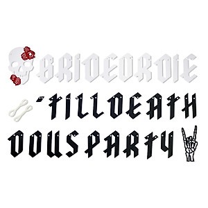 Bride or Die Bachelorette Party Decorations, Till Death Do Us Party Party Decorations, 2 banner bundle, 35 pieces