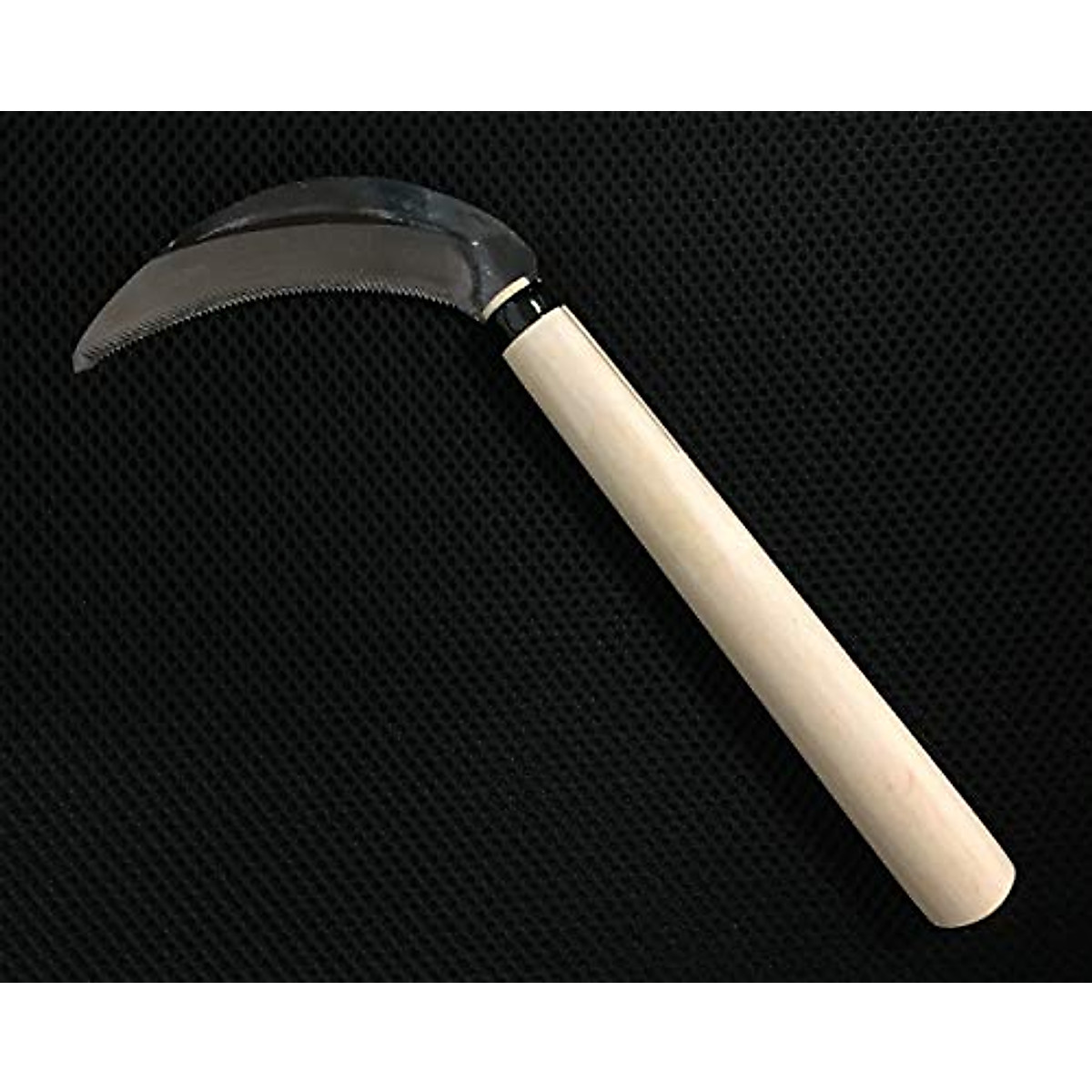 Bonsai No.24 Japanese Weeding Sickle, Serrated Edge Blade