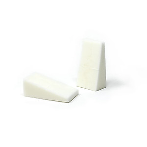 Amazon Basics Cosmetic Rectangular Foam Wedges, 192 Count (6 Packs of 32), White (Previously Solimo)
