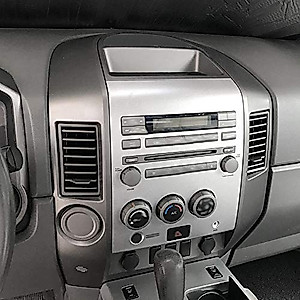 G-PLUS Center Dash/Radio Ac Bezel -W Spkr Bezel Compatible with 2004 2005 2006 OEM Nissan Titan/Armada 682578S800