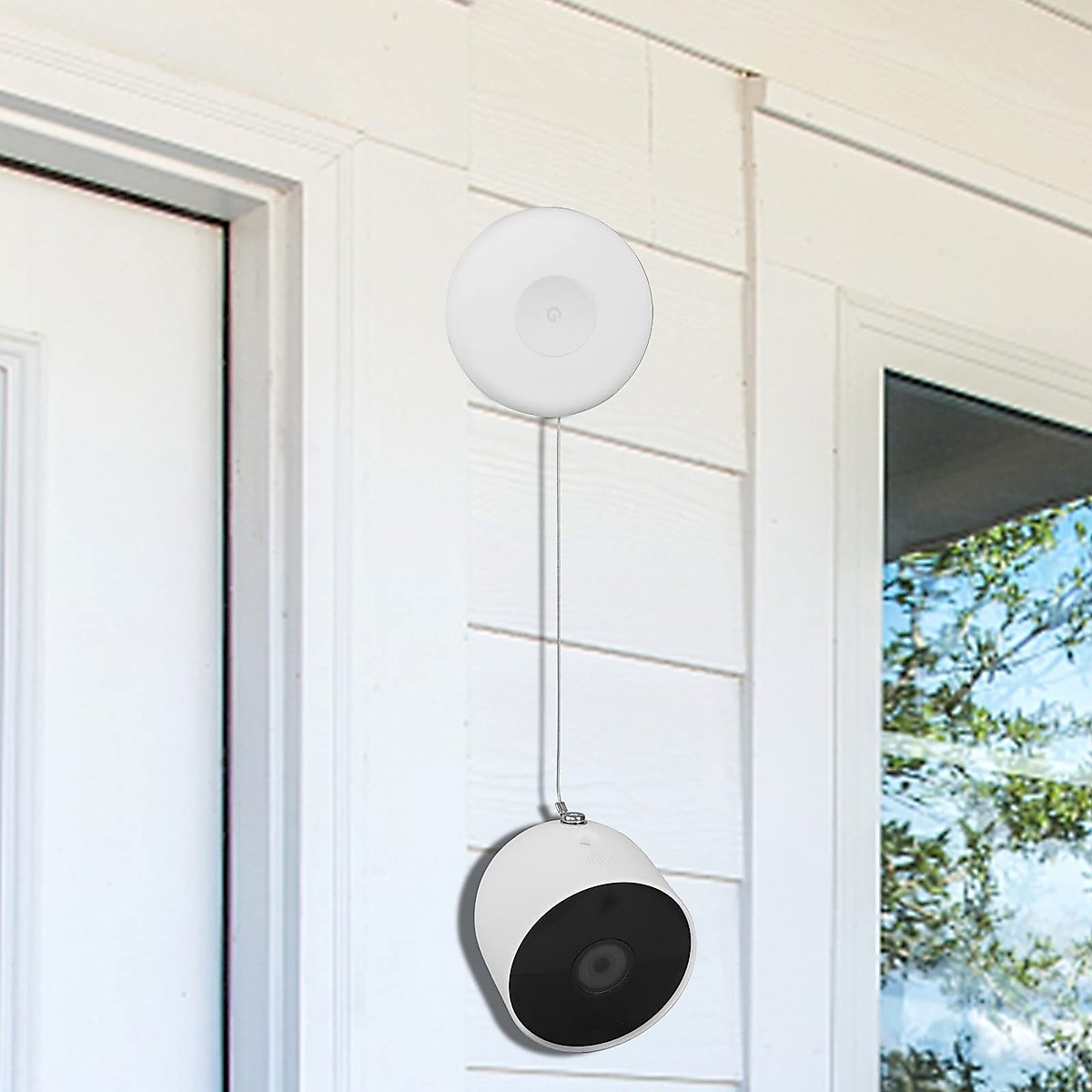 HOLACA Anti-Drop and Anti-Drop Security Chain for Google Nest Cam Battery- Extra Security for Your Google Nest Cam Battery Camera