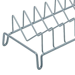 Kitchen Details 8 Section Lid Organizer | Holds Plates | Cutting Boards | Pantry & Cabinet Storage | Grey