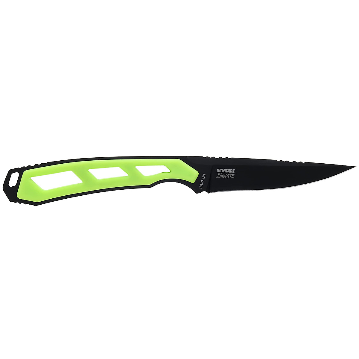 Schrade Delta Class Isolate Caper Fixed Blade 7.5in with 3in AUS-10 Steel Blade and Non-Slip Grip for Hunting
