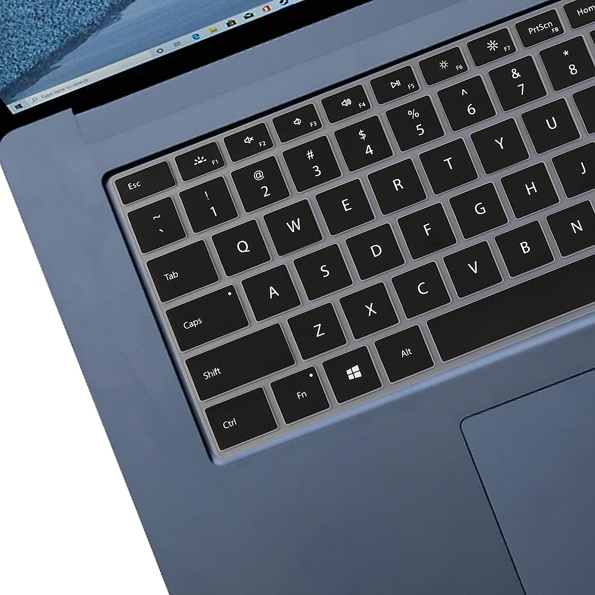 Keyboard Cover for Microsoft Surface Laptop 6/ Surface Laptop 5/Surface Laptop 4 13.5" 15" Laptop, Surface Laptop Studio 2 (2023), Surface Laptop Studio 14.4" Keyboard Protective Cover Skin-Black