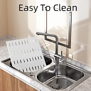 Metal Pegboard for Kitchen 6 Pcs, NaneTidy Pegboard Wall Organizer Kits (Include 2x Spice Racks, Bowl Rack, Plate Rack, 6x Hooks, Knife Holder, 2x Utensil Holders, U-Rack,Towel Rack), White