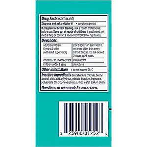 Vicks Sinex Severe Nasal Spray 0.50 oz (Pack of 8)