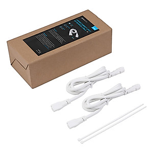 TORCHSTAR 3.3FT Extension Cable, Under Cabinet Light Extension Cable, Interconnect Cable, Male to Female, Pack of 2