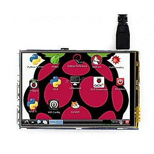 3.5 inch 320*480 Resistive Touch Screen TFT XPT2046 LCD compatible with Raspberry Pi 1/2/3 Model B B+ A+ Raspbian Video Photo Display System @XYGStudy