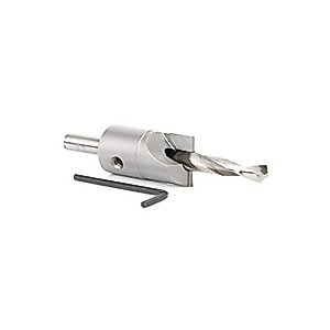 Amana Tool 55142 Carbide Tipped Shankless Counterbore with Slow Spiral #24 Screw 3/4 D x 3/8 Drill D x 3/8 Drill SHK