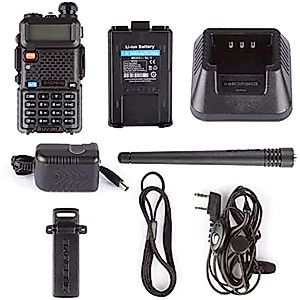 Baofeng UV-5R Dual Band Two Way Radio Pack of 10 (Black)