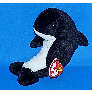 Ty Beanie Babies Waves The Whale ,#G14E6GE4R-GE 4-TEW6W267724