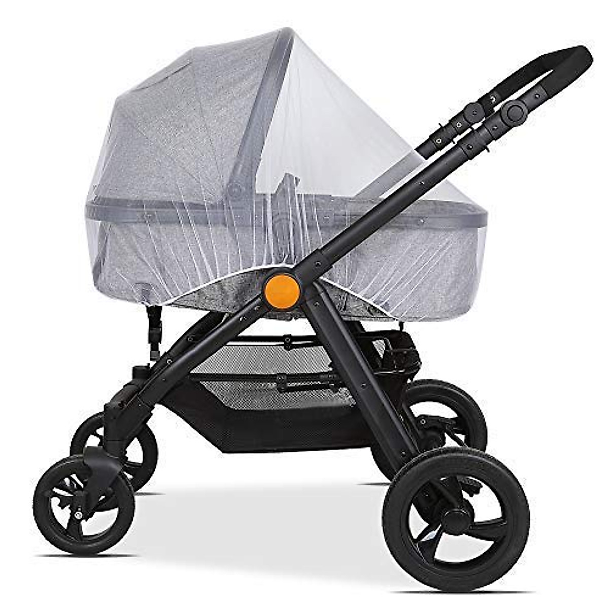 LEMESO Stroller Baby Net - Universal & Elastic & Breathable - for Infant Carriers Car Seats Cradles Cribs Bassinet Playpen Travel Outdoor