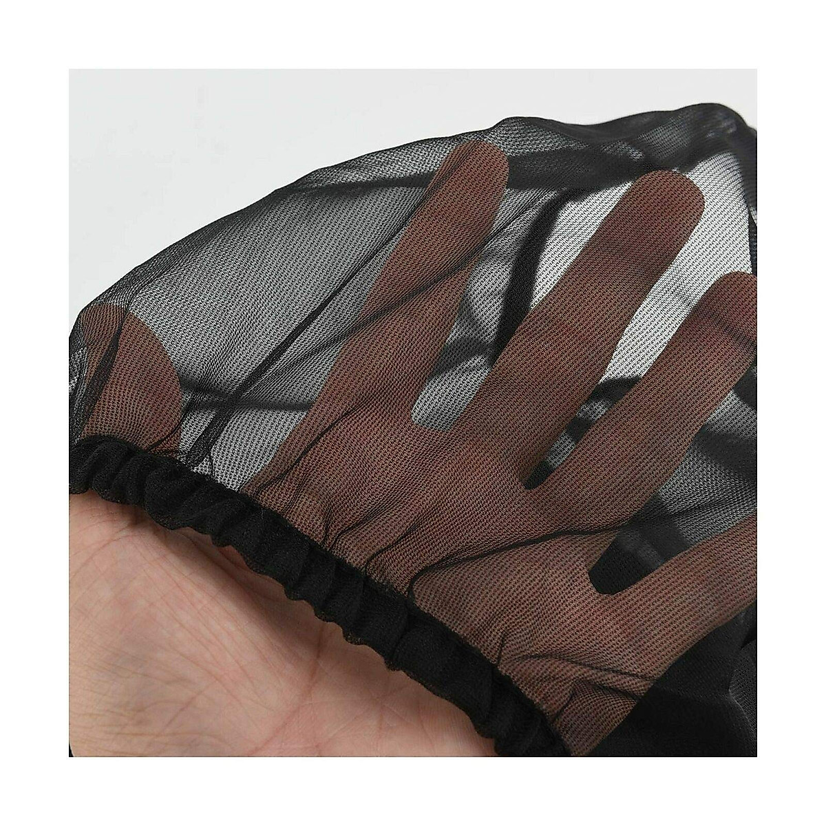 Universal Bird Cage Seed Catcher,Seed Catcher Guard Net Cover,Parrot Nylon Mesh Net Cover,Soft Airy Cage Net Stretchy Skirt for Round Square Cage Father'Day Gift(Circumference 40 inch to 63 inch，Black