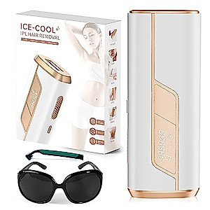 Permanent IPL Hair Removal Device, Painless Laser Hair Removal with Ice Cooling System for Women Men, 3 IN 1 More Than A Hair Removal Device, 9 Levels, 2 Modes, 999900 Flashes IPL Hair Remover Machine