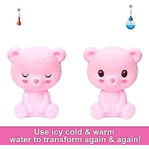 Barbie Chelsea Cutie Reveal Small Doll & Accessories, Brunette with Teddy Bear Costume, 6 Surprises (Styles May Vary)