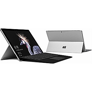 Microsoft Surface Pro 12.3 inches Tablet PC Intel Core M3-7Y30 Processor, 4GB RAM, 128GB SSD, WIFI, Windows 10 Pro, Silver (Renewed)