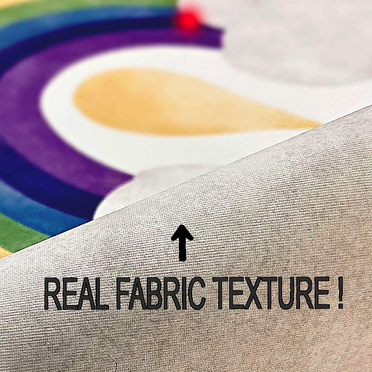 DECOWALL DW-1907 Colourful Crayons Kids Fabric Wall Stickers Wall Decals Peel and Stick Removable Wall Stickers for Kids Nursery Bedroom Living Room décor