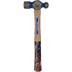 Vaughan TC016 16-Ounce Commercial Ball Pein Hammer,White