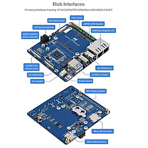 Dual Gigabit Ethernet 5G/4G Mini-Computer with Metal Case and Cooling Fan Based On Raspberry Pi Compute Module 4 (NOT Included) @XYGStudy (CM4-DUAL-ETH-4G/5G-BOX)