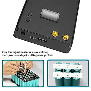 Tinsay Spot Welder with LCD Screen 70 Gears Adjustable Mini Spot Welding Equipment For 18650 Battery Welding Power Supply