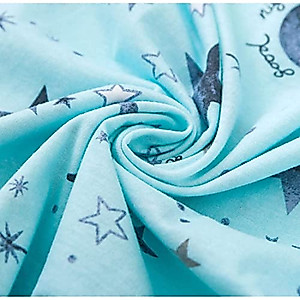 ENJOYNIGHT Women's Pajama Set Short Sleeve Shirt and Shorts Sleepwear V Neck Pjs with Pockets (X-Large, Star)