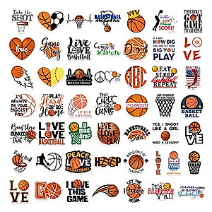 200PCS Sports Stickers Ball Stickers Basketball Baseball Volleyball Soccer Stickers Kids Teens Waterproof Vinyl Stickers for Water Bottles Wall Scrapbooking Laptop Sport Theme Decorations