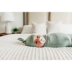 Copper Pearl Large Premium Knit Baby Swaddle Receiving Blanket Briar