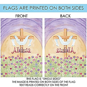 Toland Home Garden 118054 Easter Garden Flag, 12x18 Inch, Double Sided for Outdoor Religious House Yard Decoration