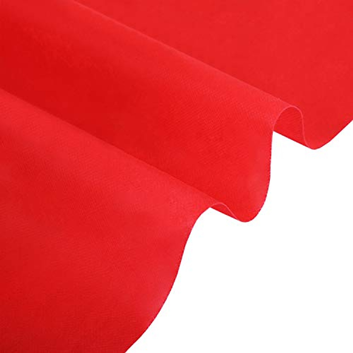 Movie Night Red Aisle Runner 24 in × 15 ft Red Carpet Event Runner Wedding Rug for Indoor Outdoor Wedding Party Decorations
