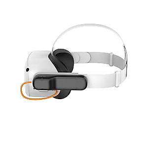 Battery Pack for Oculus Quest 2 Accessories Lightweight Portable VR Extra Power Bank for Contingency Meta Quest 2 Original Strap and Elite Strap Keep Power On