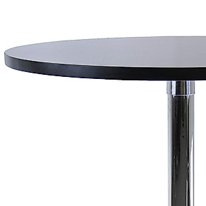 Winsome Spectrum 29 1/2-inch x 28.74-inch x 28.74-inch MDF Round Dining Table, Black (93729)