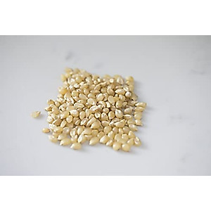 Amish Country Popcorn - Medium White (6 Pound Bag) Popcorn Kernels with Recipe Guide, Old Fashioned, Non GMO, Gluten Free, Microwaveable, Stovetop and Air Popper Friendly