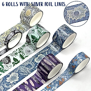 48 Rolls Washi Tape Set,Decorative Masking Adhesive Tape for DIY Crafts and Gift Wrapping,Beautify Bullet Journals ,Planners by KOVANO