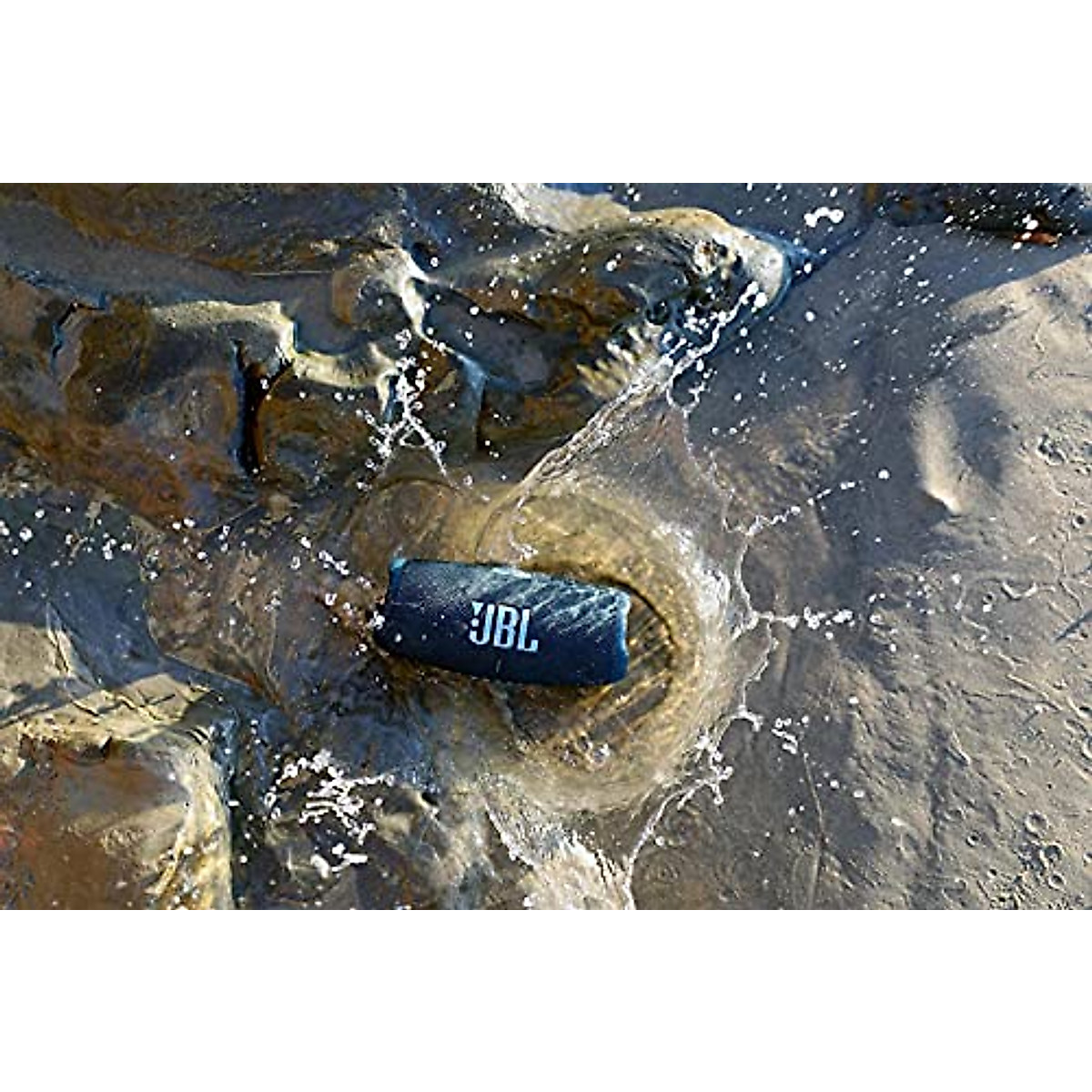 JBL CHARGE 5 - Portable Waterproof (IP67) Bluetooth Speaker with Powerbank USB Charge out, 20 hours playtime, JBL Partyboost (Blue)